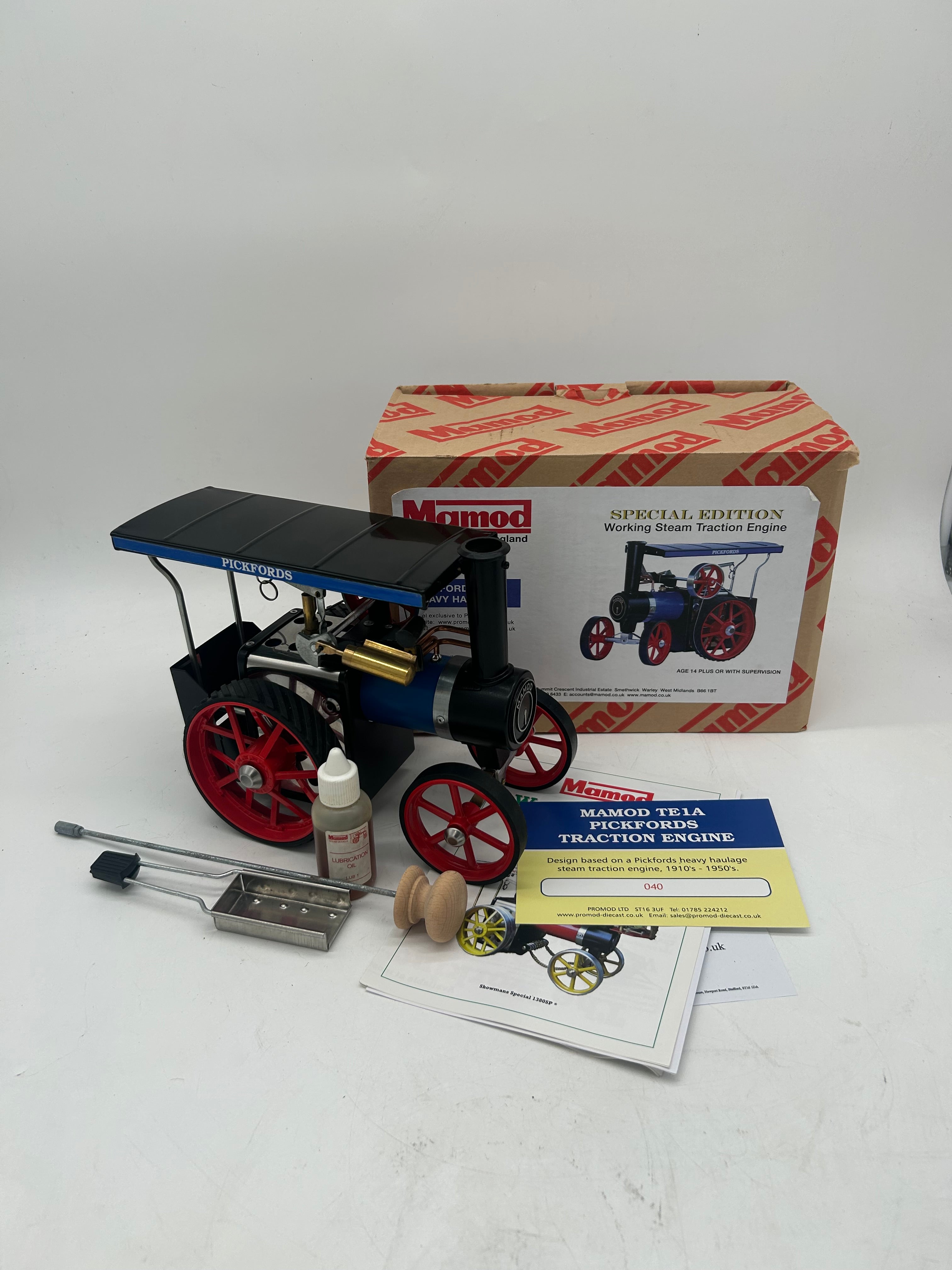 Mamod Promod Special Edition “Pickfords Heavy Haulage” Traction Engine ...
